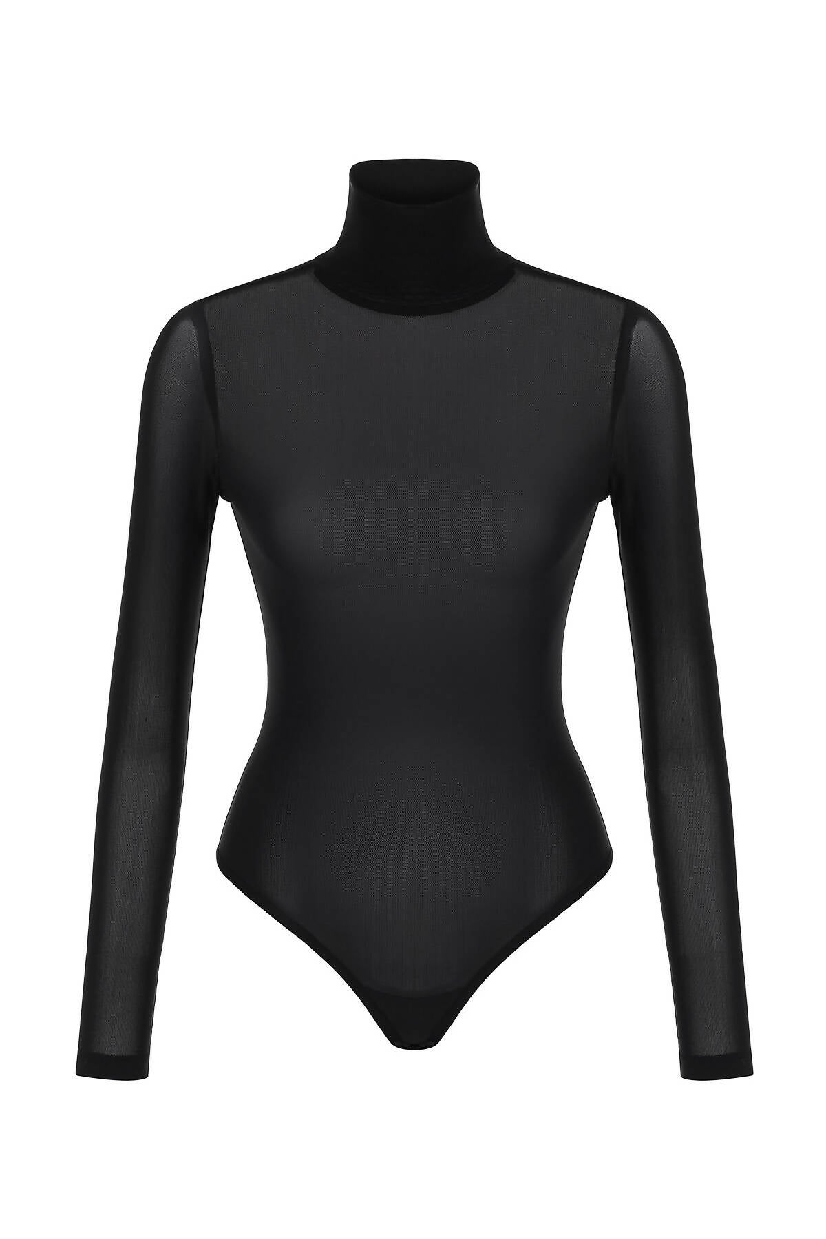 Black Transparent Bodysuit – LINK