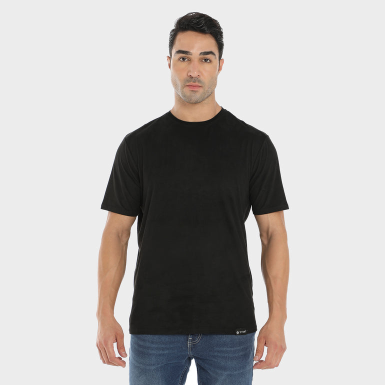TYNT Premium Suede T-shirt/Black – LINK