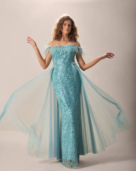 Oceanic Opulence Evening Dress – LINK